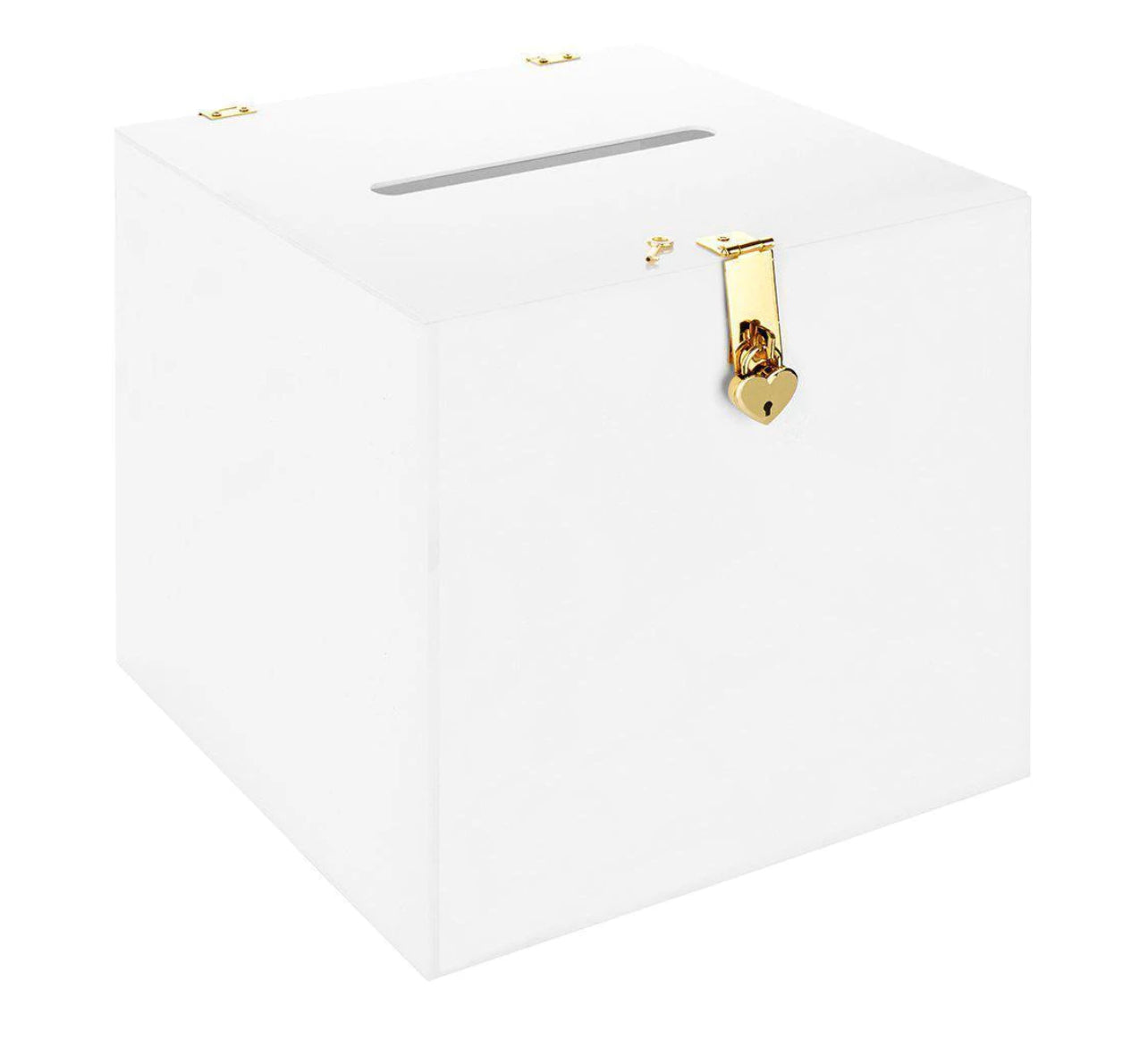 White Acrylic Card Box – Ideal Moments LLC